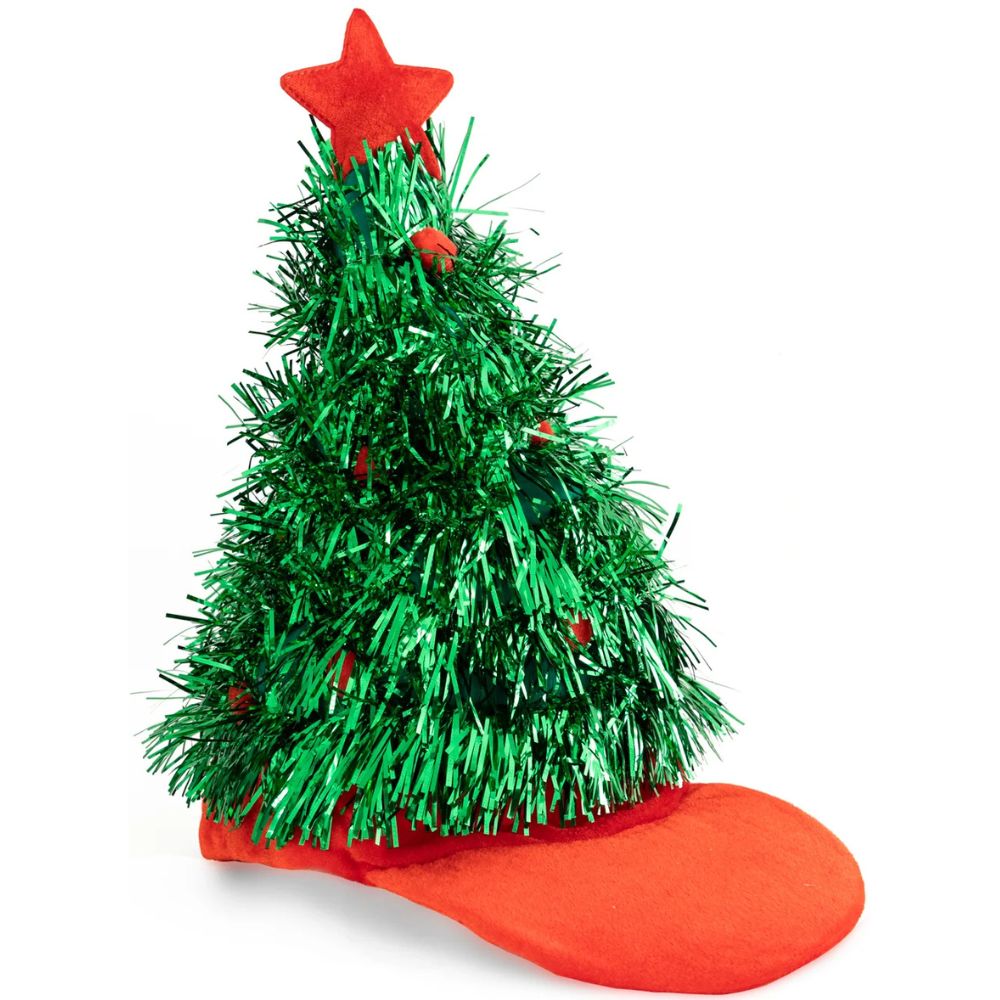 Tinsel Tree Visor Hat - RetroFestive.ca