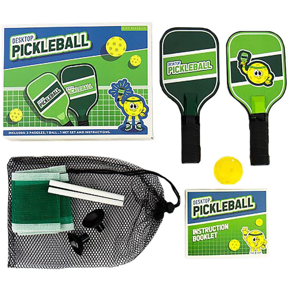 Desktop Pickleball Set by Gift Republic - RetroFestive.ca