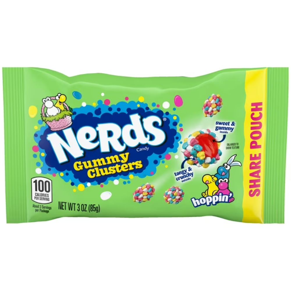 Nerds Hoppin Gummy Clusters - 3oz Bag - RetroFestive.ca
