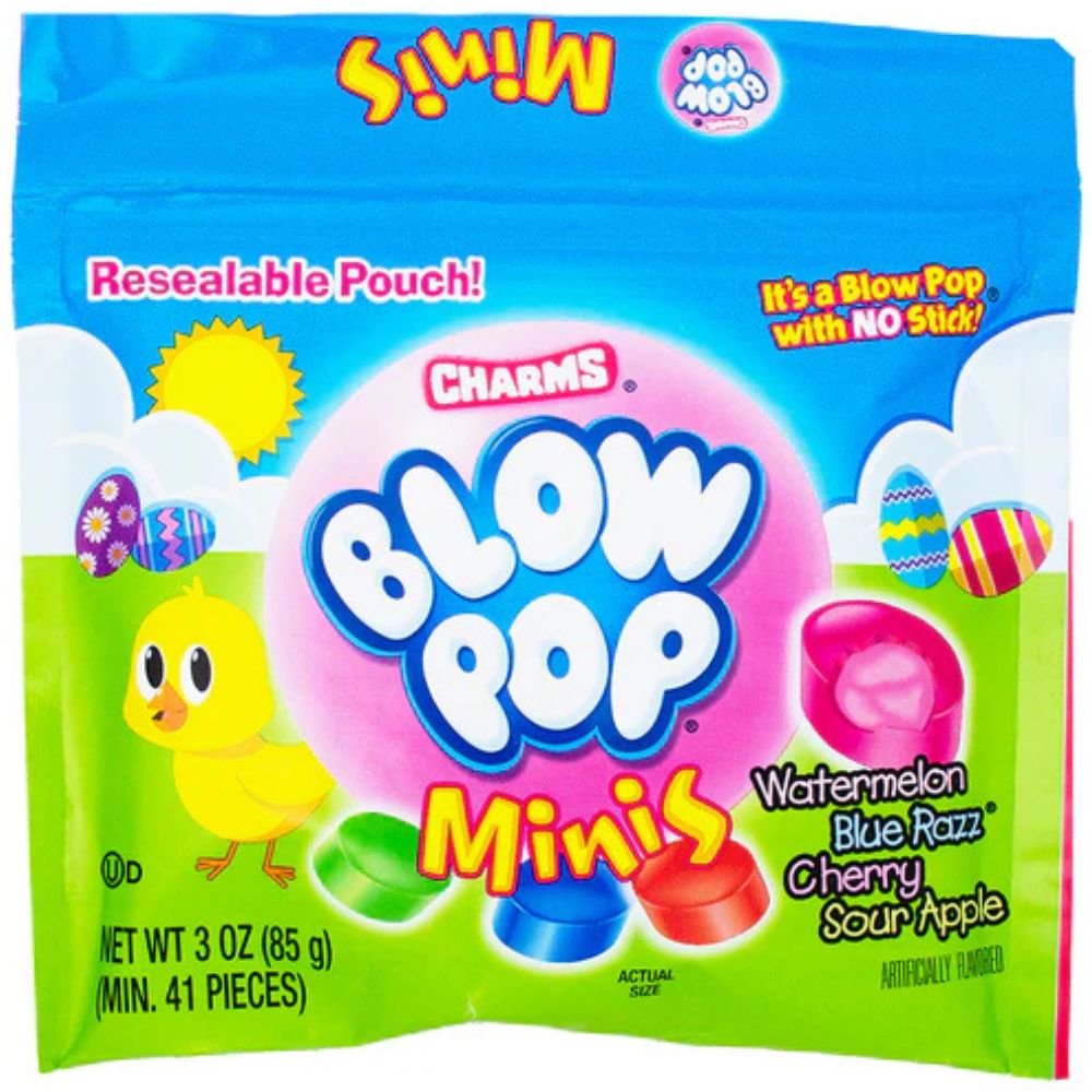 Charms Blow Pops Minis Easter Pouch - RetroFestive.ca