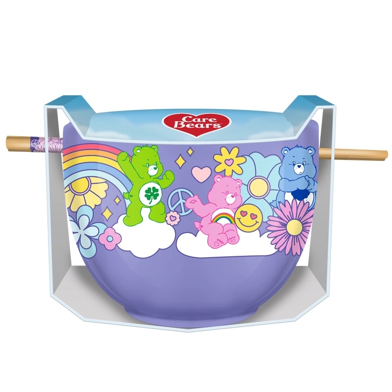 Care Bears Ramen Bowl with Chopsticks - RetroFestive.ca