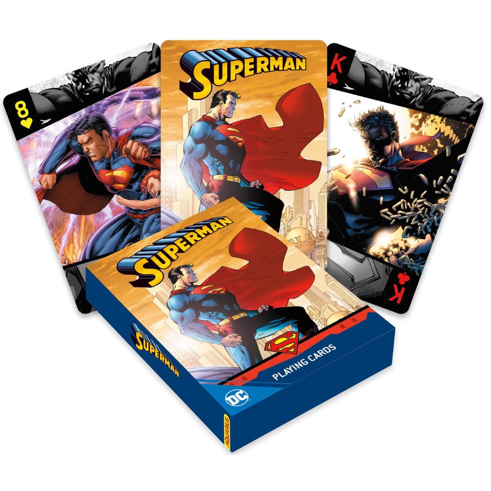 DC Comics - Superman Playing Cards - RetroFestive.ca