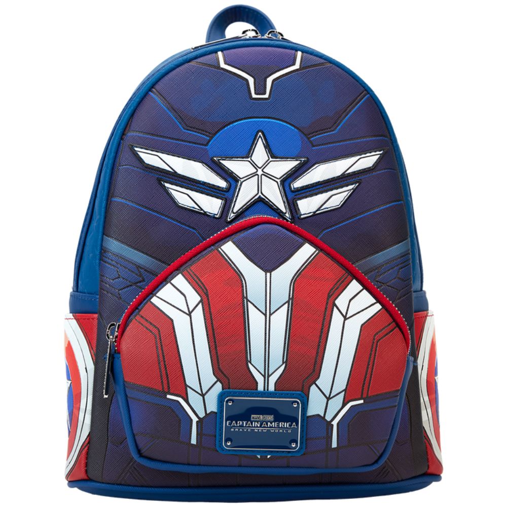Captain America: Brave New World Cosplay Mini Backpack by Loungefly ...