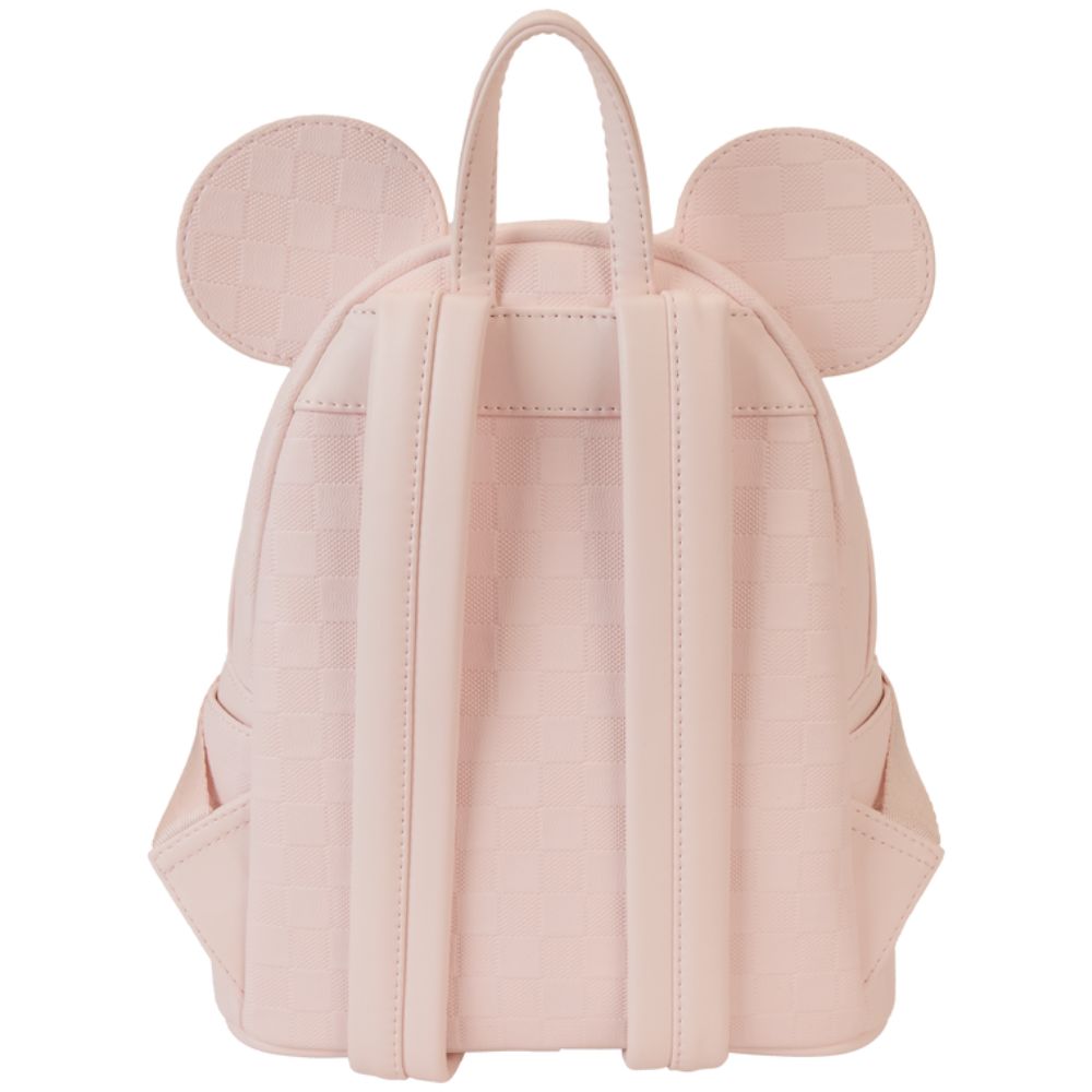 Minnie Mouse Checkered Texture Mini Backpack by Loungefly - RetroFestive.ca