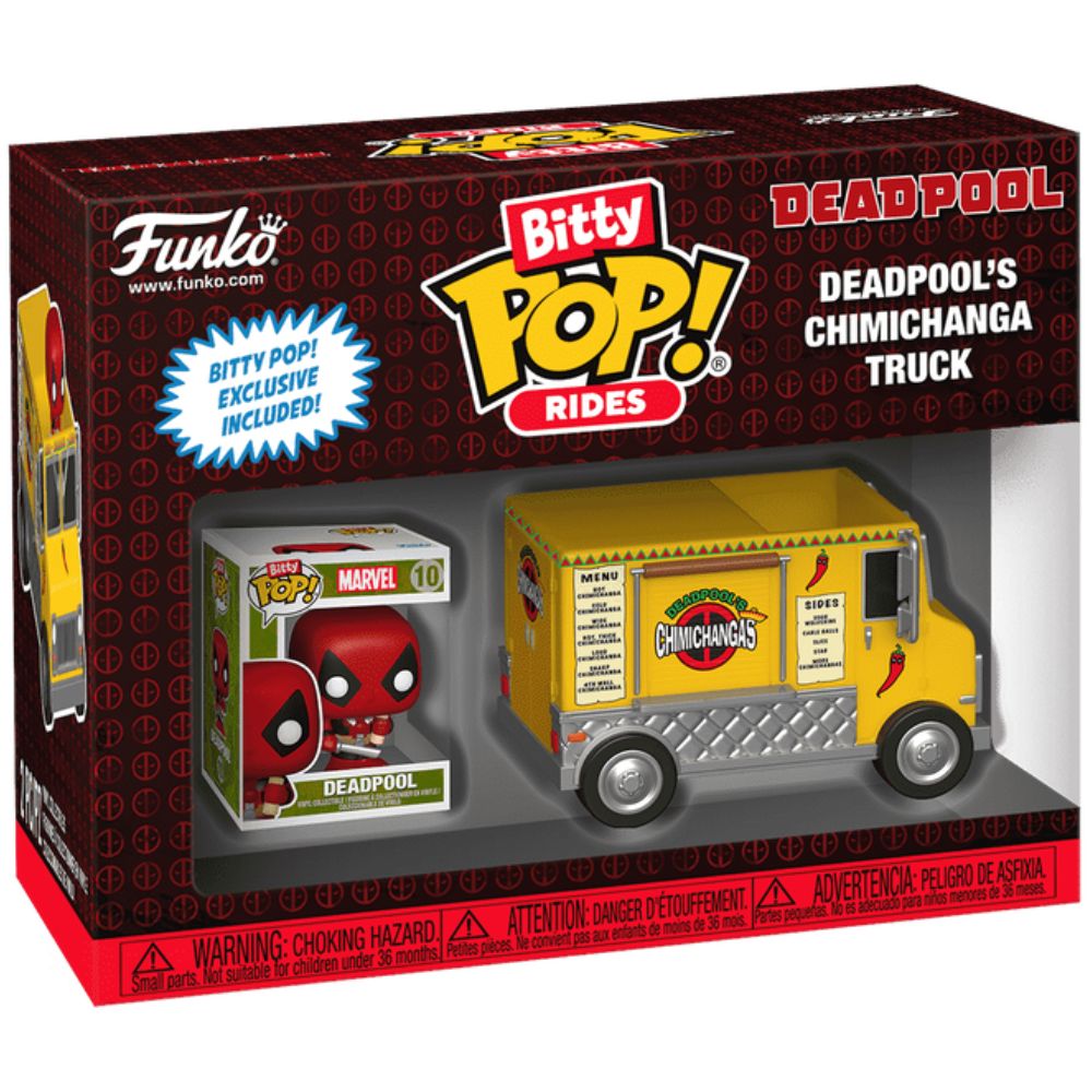 Bitty Pop! Rides Deadpool's Chimichanga Truck - RetroFestive.ca