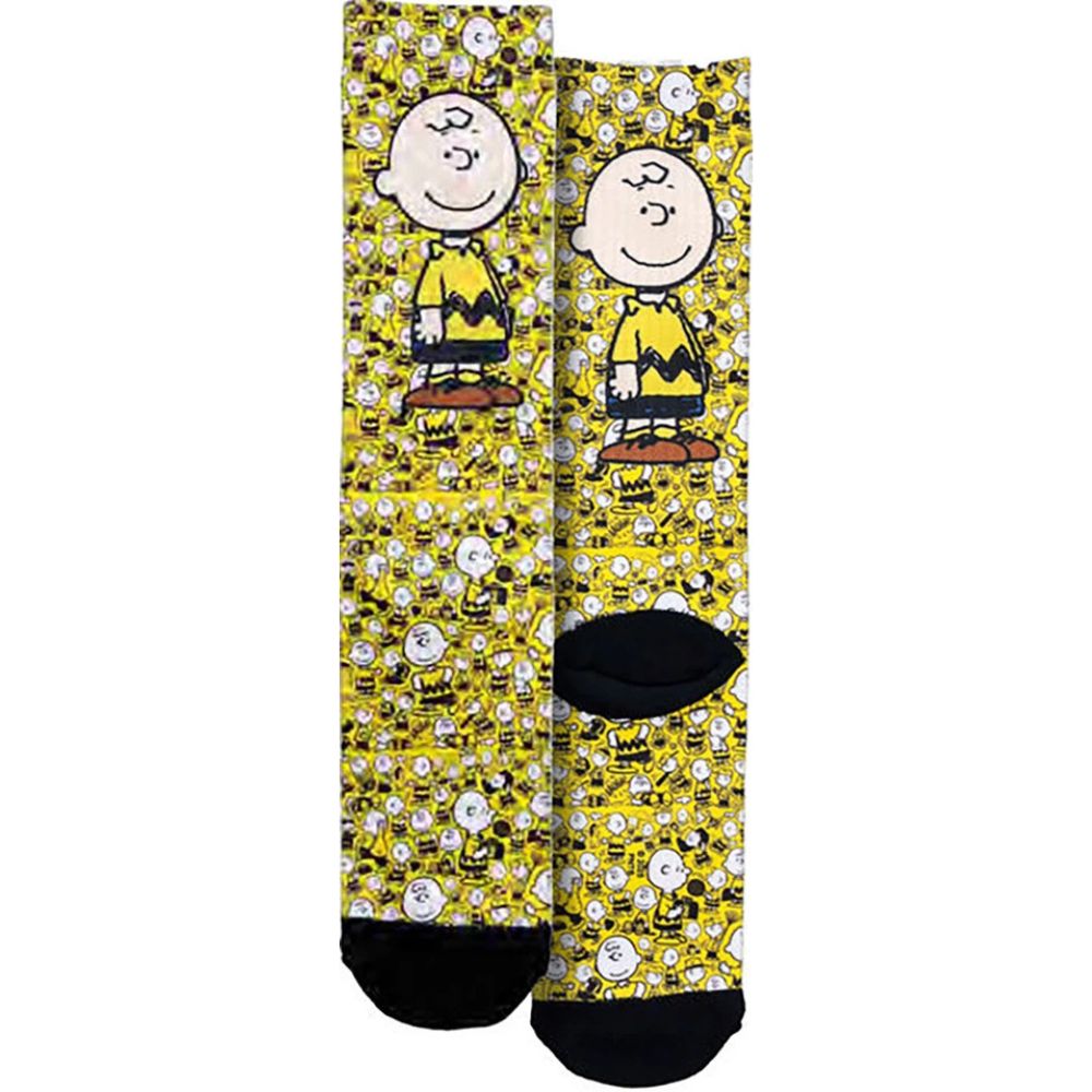 Peanuts Charlie Brown All Over Crew Socks - RetroFestive.ca