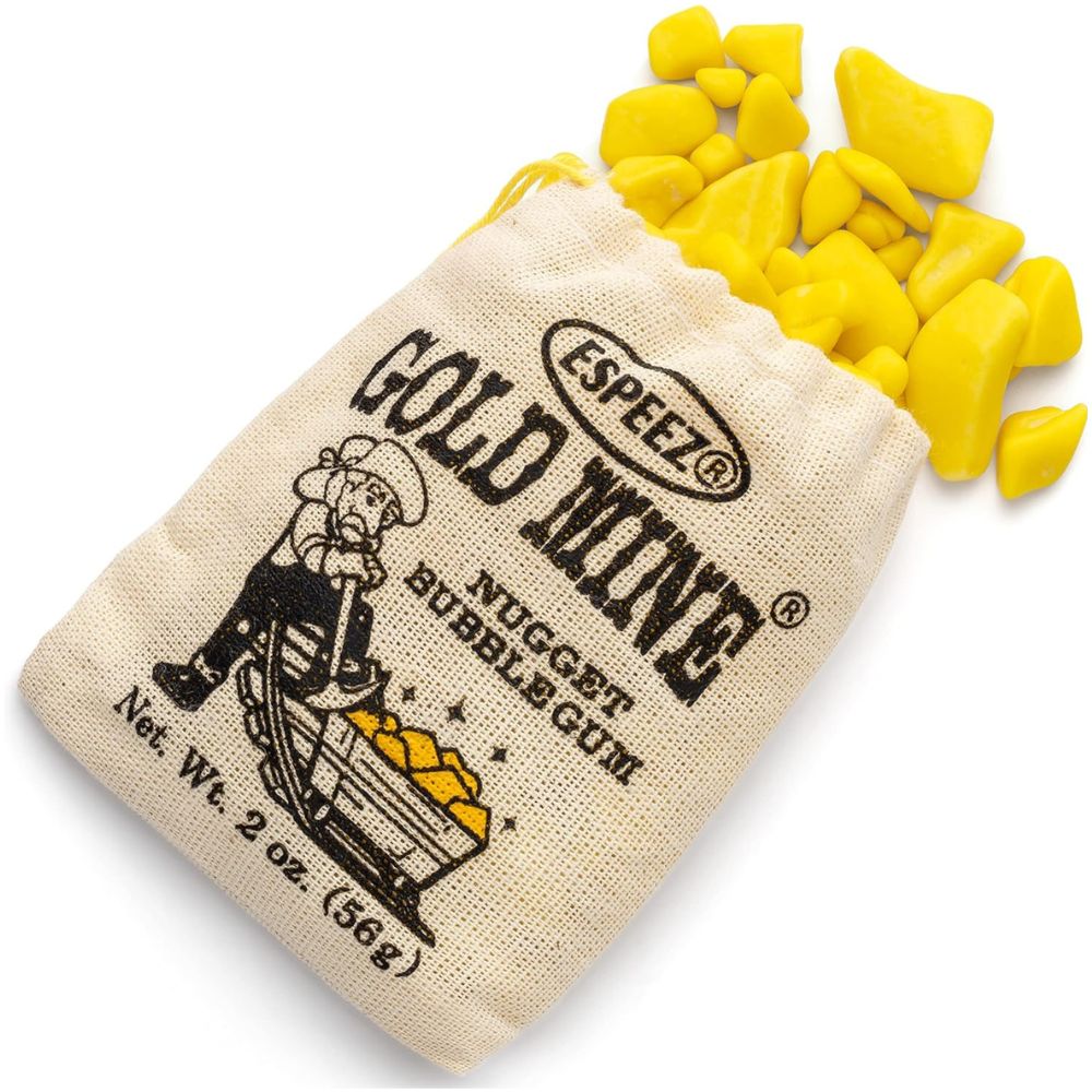Gold Mine Nugget Bubble Gum - RetroFestive.ca