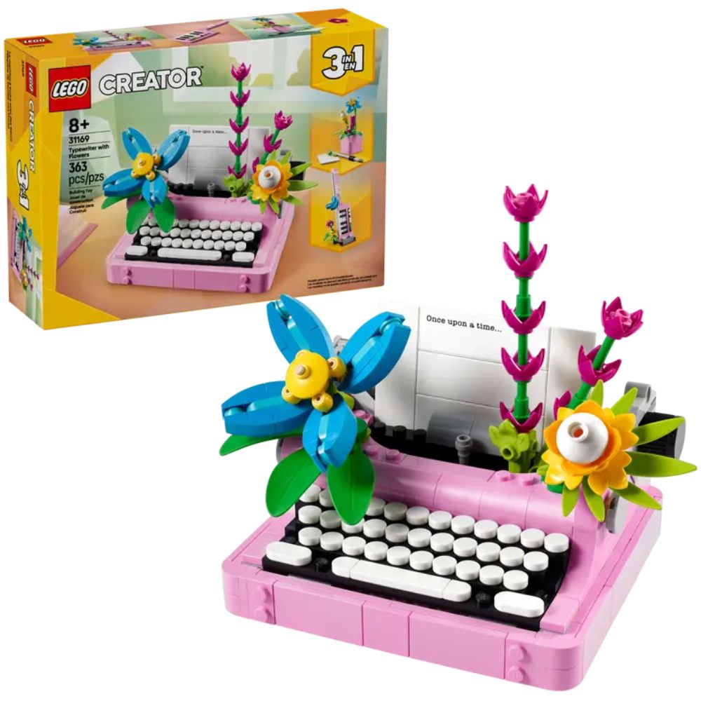 LEGO Creator 3 In 1: Typewriter With Flowers - RetroFestive.ca