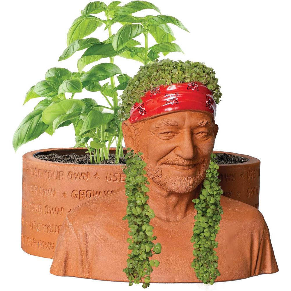 Chia Herb Garden: Willie Nelson - RetroFestive.ca