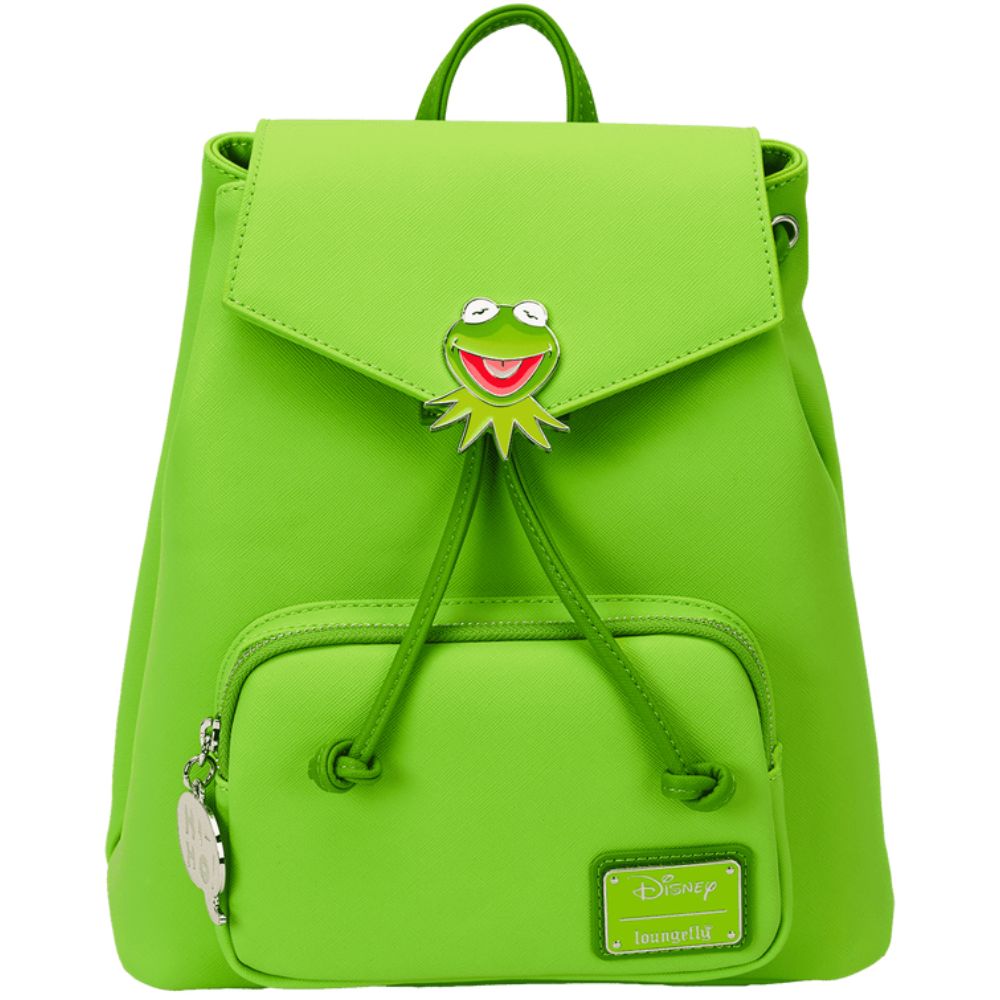 The Muppets Kermit The Frog Drawstring Mini Backpack by Loungefly ...