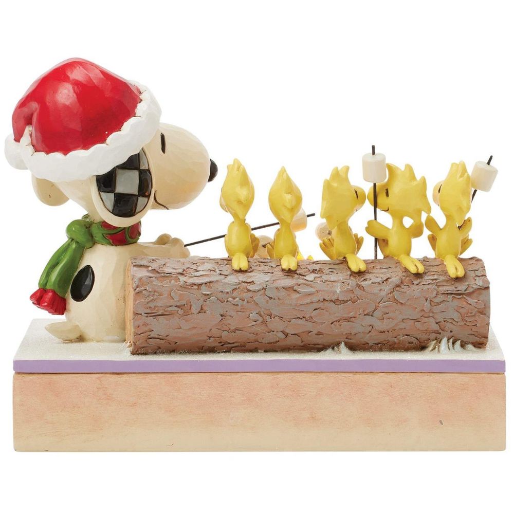 Snoopy & Woodstocks Roasting Marshmallows LED Figure by Jim Shore ...