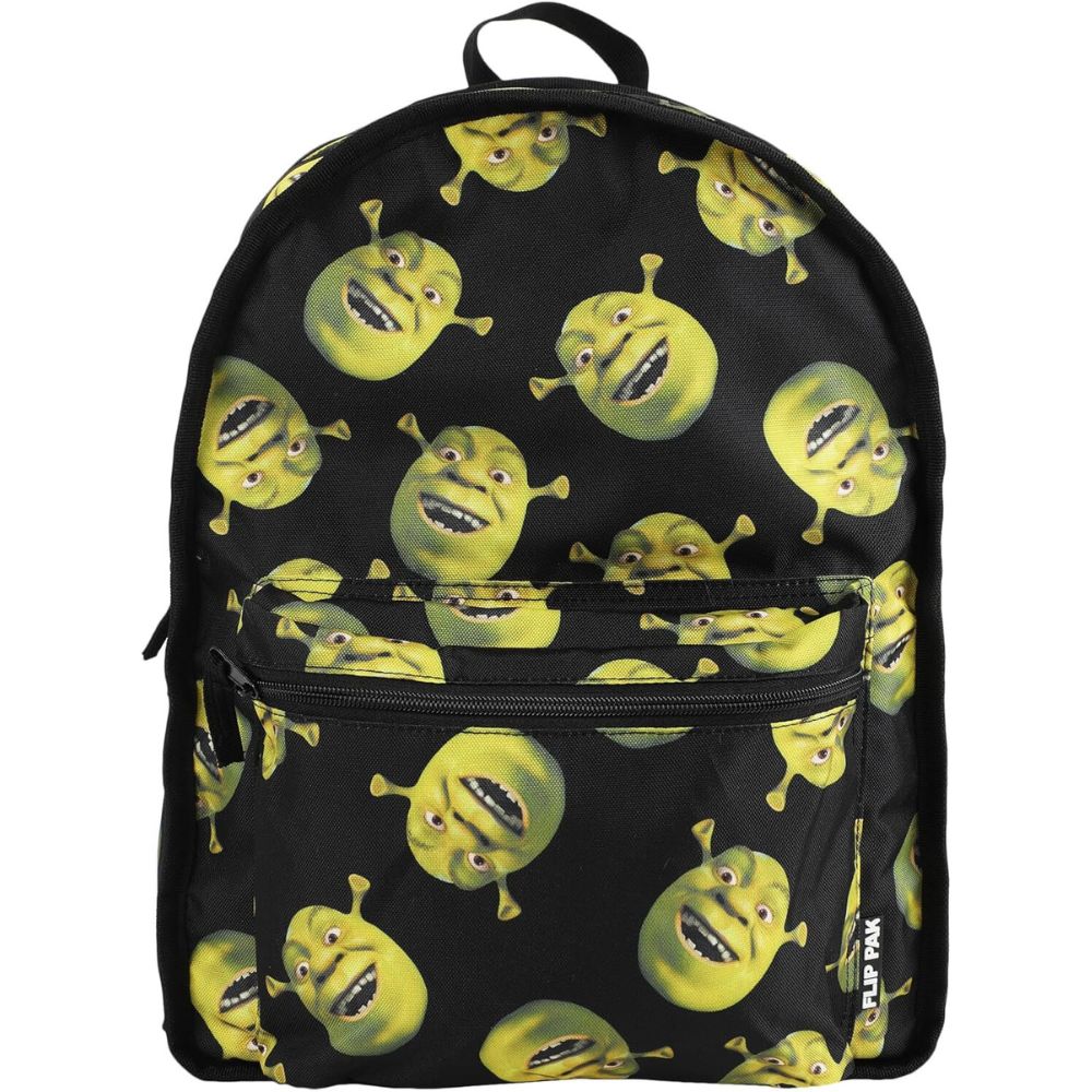 Shrek Fuzzy Reversible Backpack by Bioworld - RetroFestive.ca