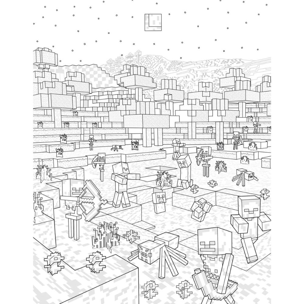 minecraft dungeons printable coloring pages