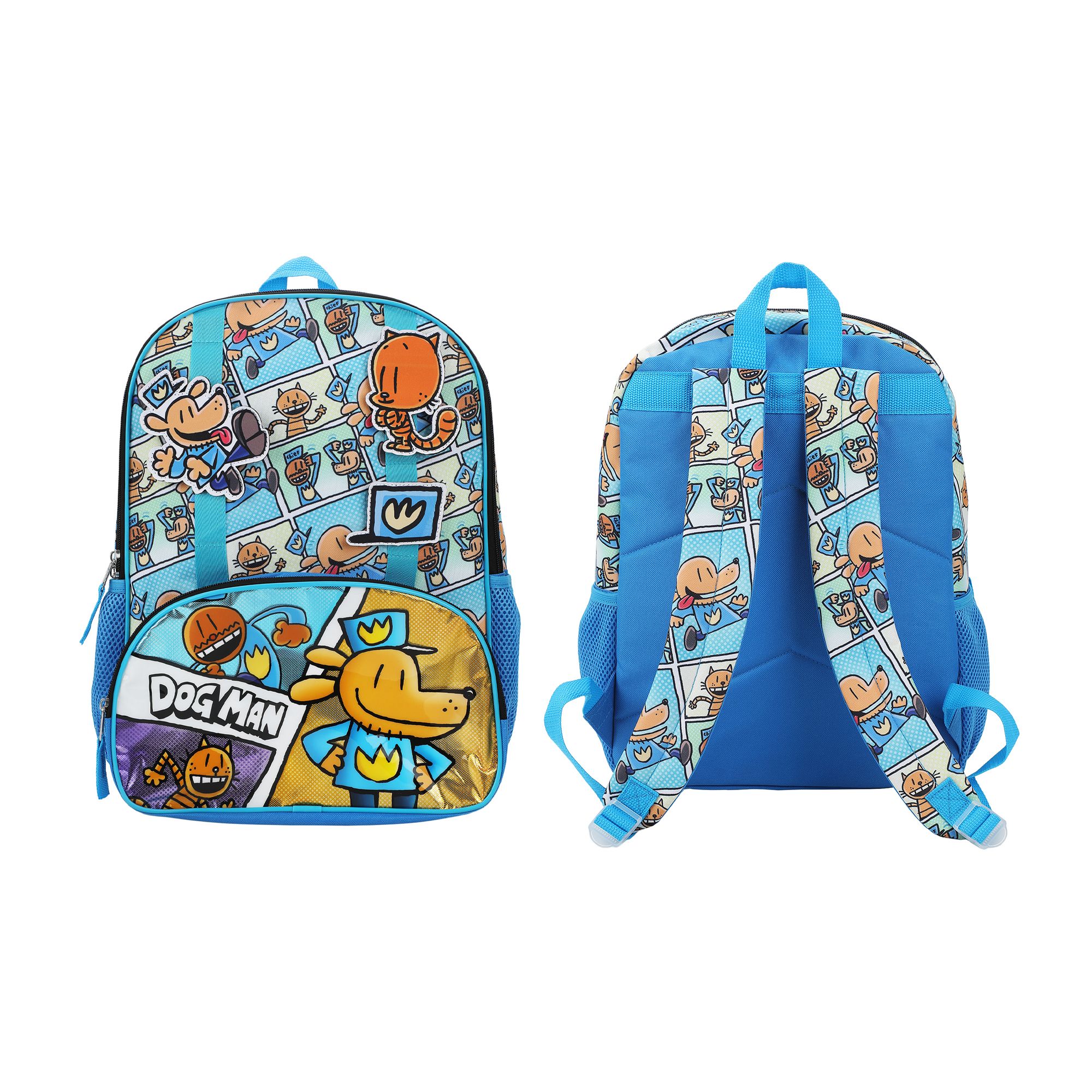 Dog Man Backpack With Sliding Patches