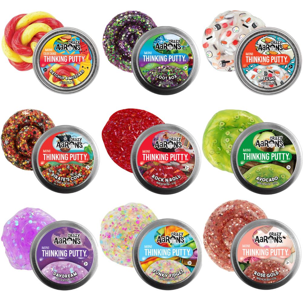 Crazy Aaron's Thinking Putty Mini Tin - RetroFestive.ca