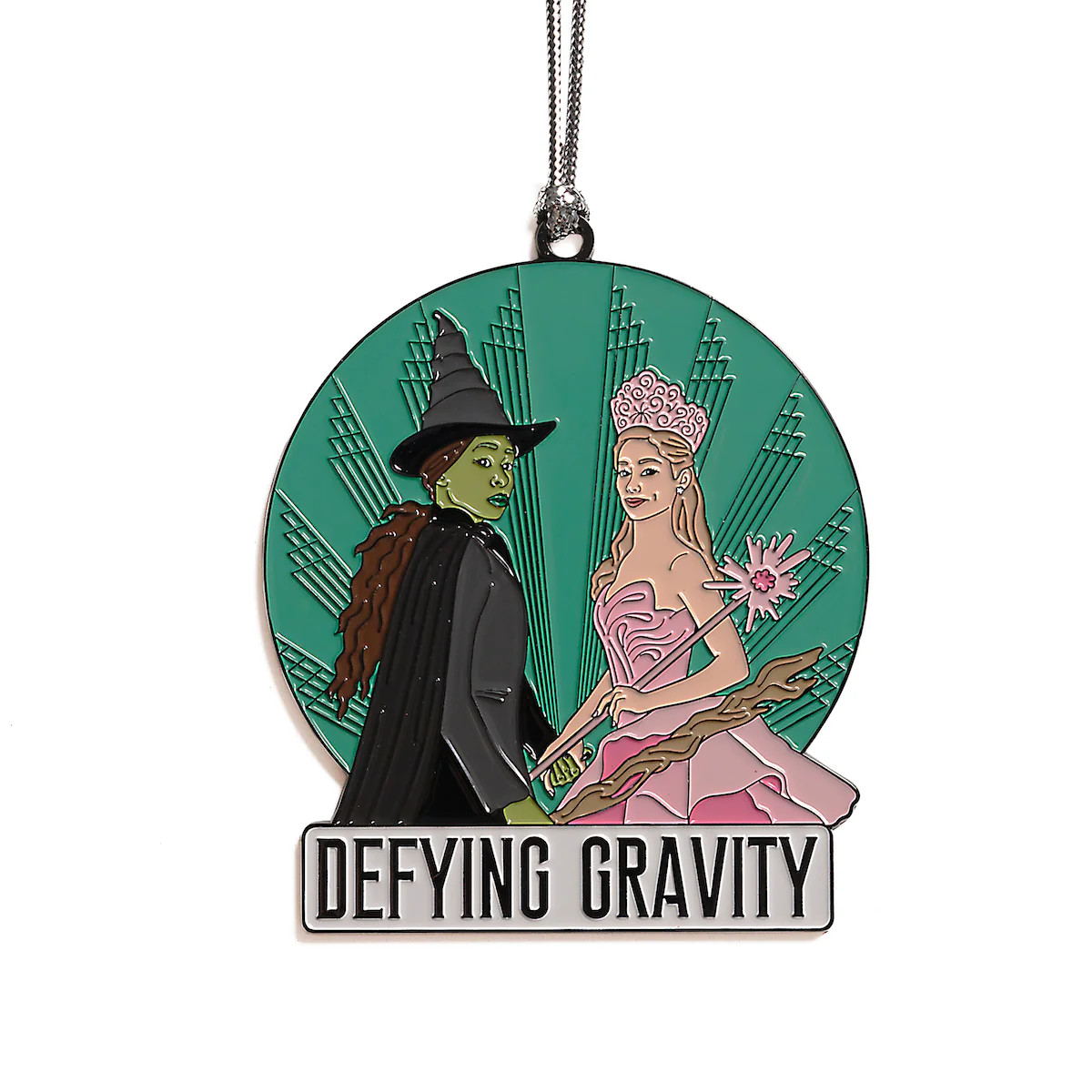 Wicked Defying Gravity Enamel Holiday Ornament