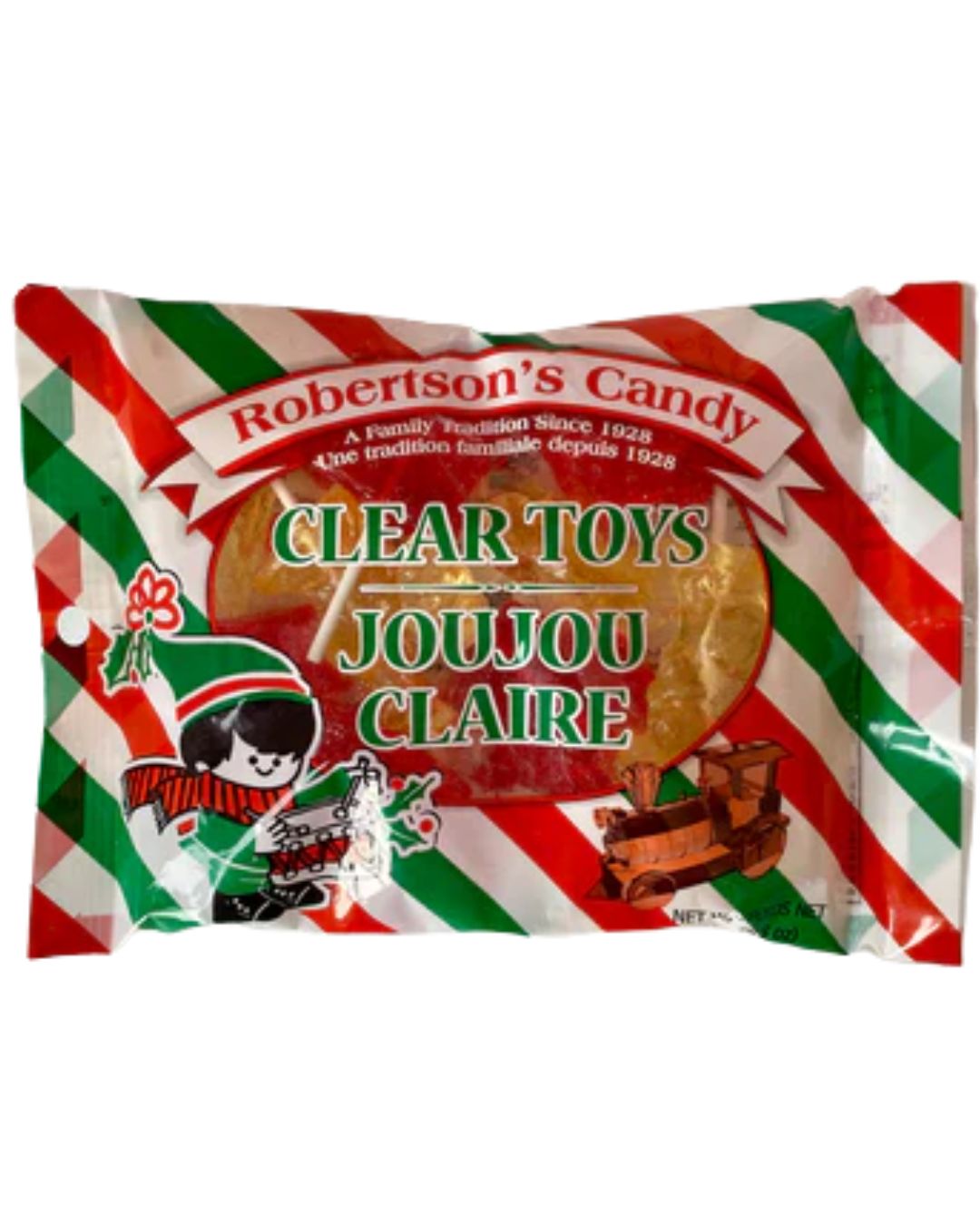 Clear Candy Toys by Robertson's Candy (250g) - RetroFestive.ca