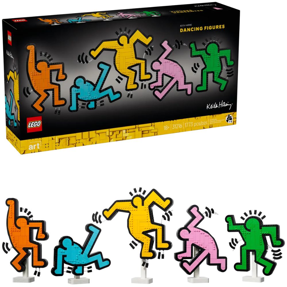 LEGO Ideas: Keith Haring – Dancing Figures - RetroFestive.ca