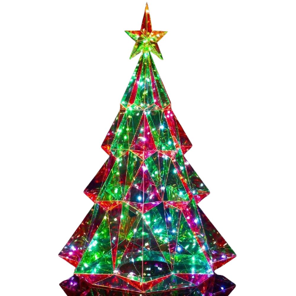 Luminous LED Iridescent Christmas Tree - RetroFestive.ca