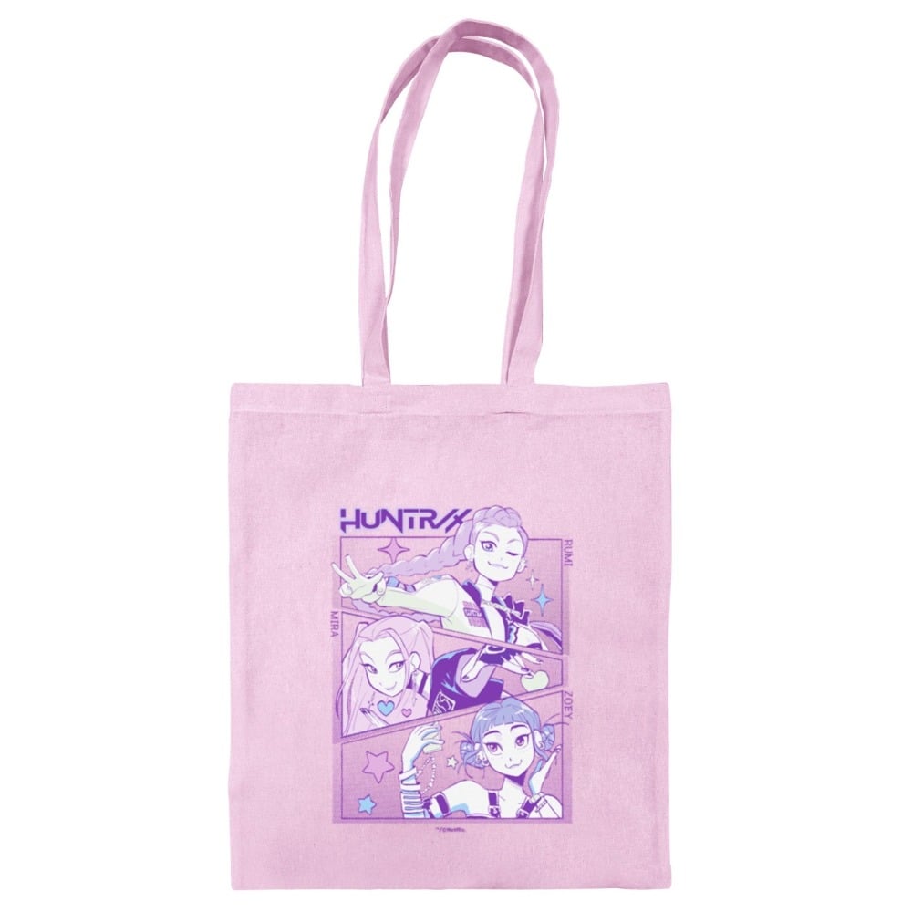 KPop Demon Hunters Tote Bag - Pink Canada | RetroFestive.ca