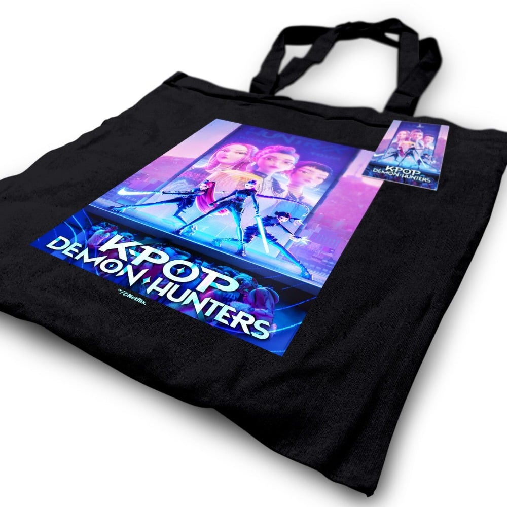 KPop Demon Hunters Tote Bag - Black Canada | RetroFestive.ca