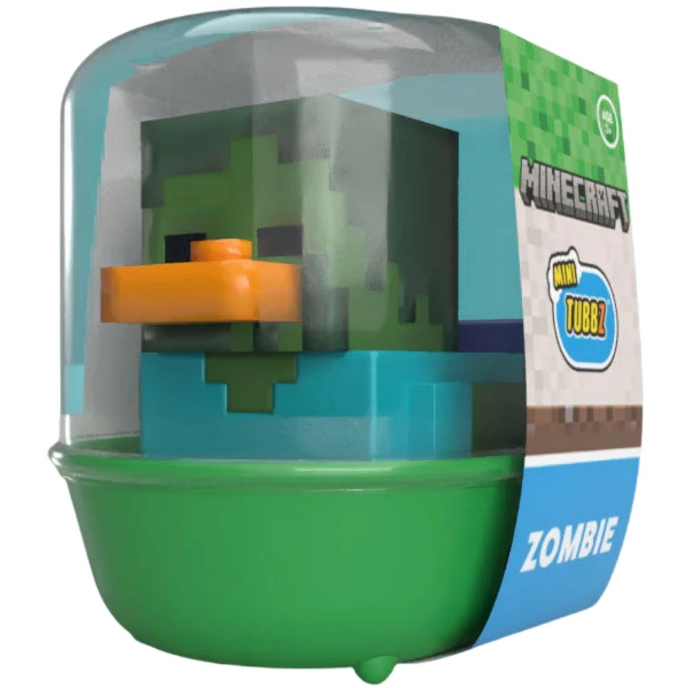 TUBBZ Minecraft Zombie MINI Rubber Duck - RetroFestive.ca