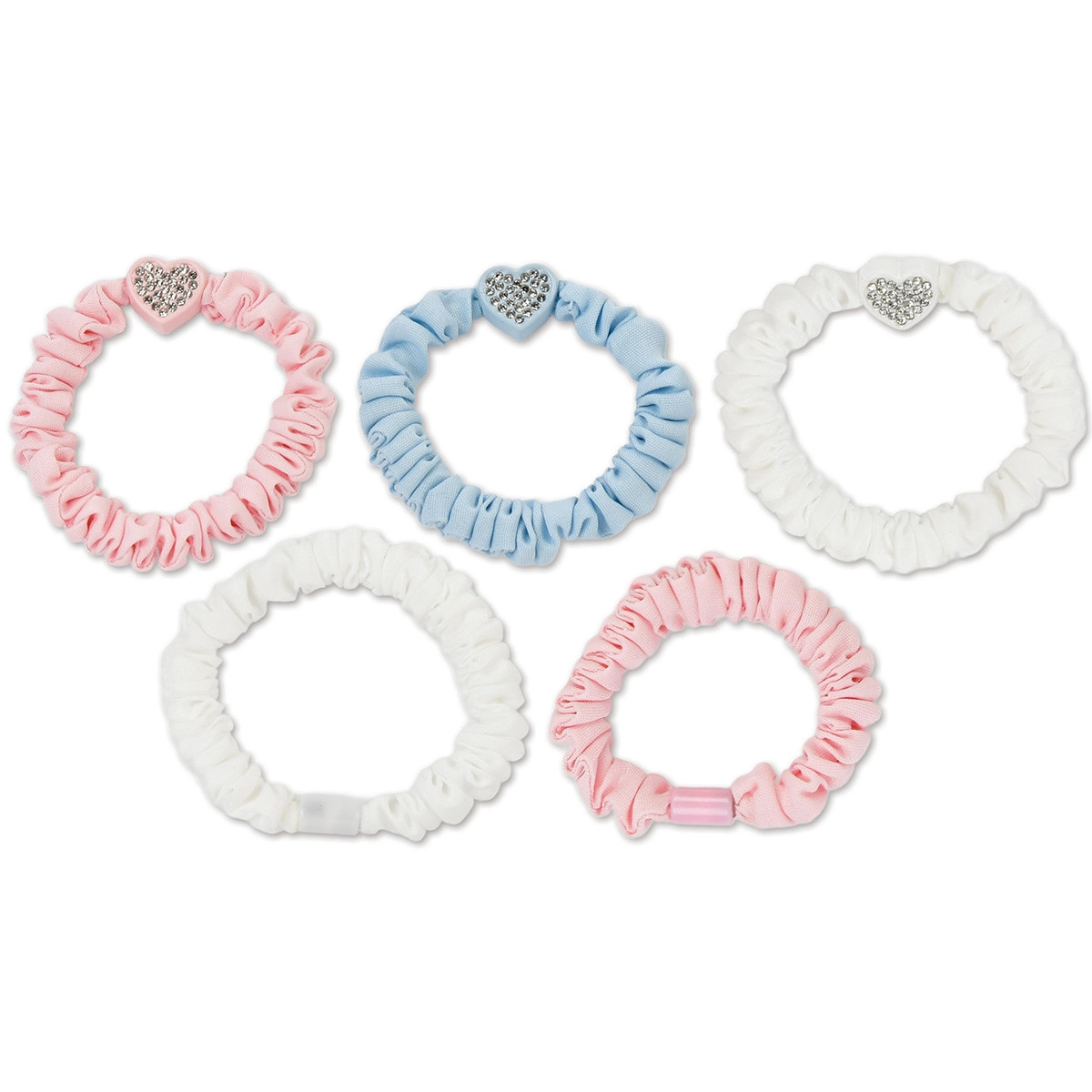 Heart Charm Scrunchie Set Canada | RetroFestive.ca