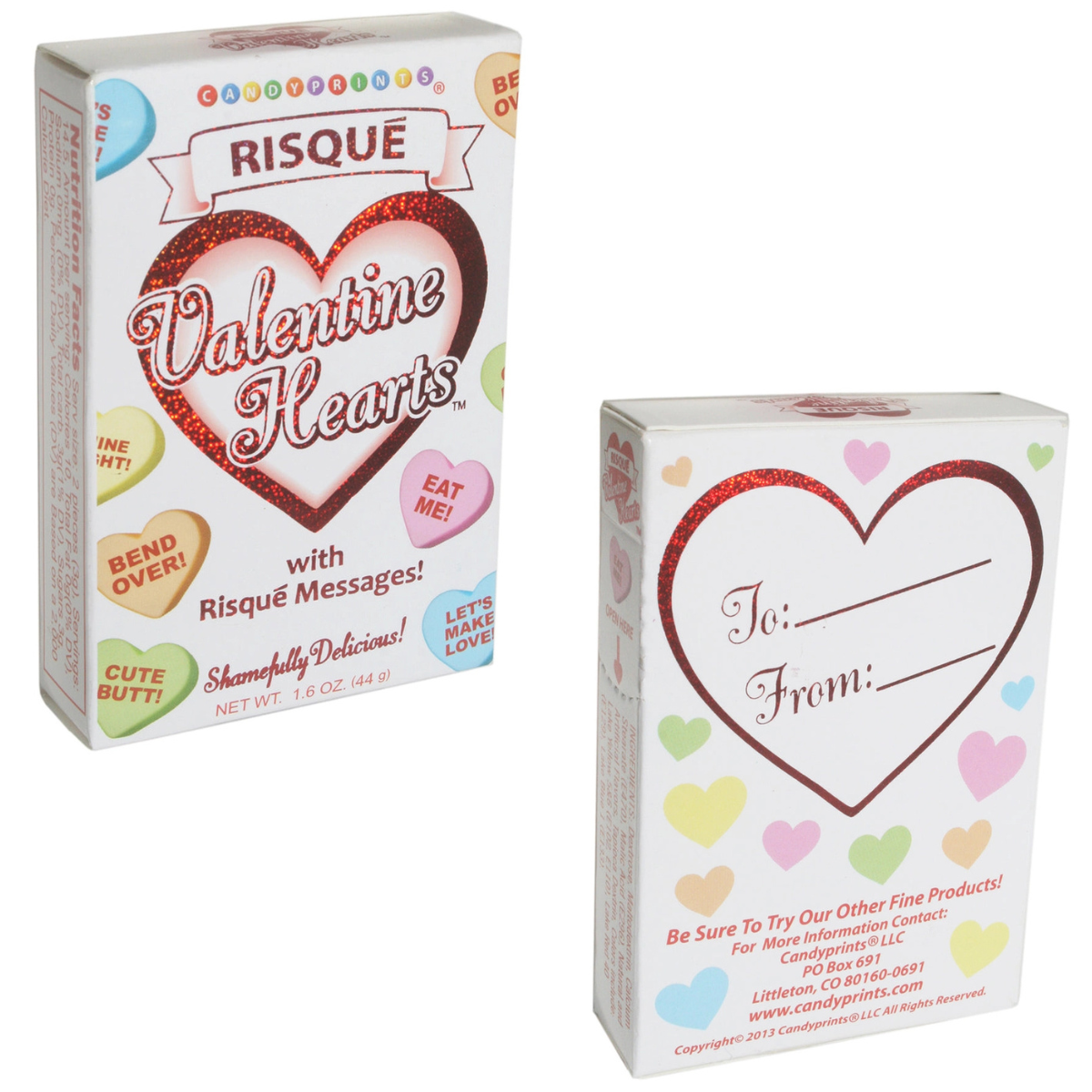 Risqué Valentine's Conversation Candy Hearts Canada | RetroFestive.ca