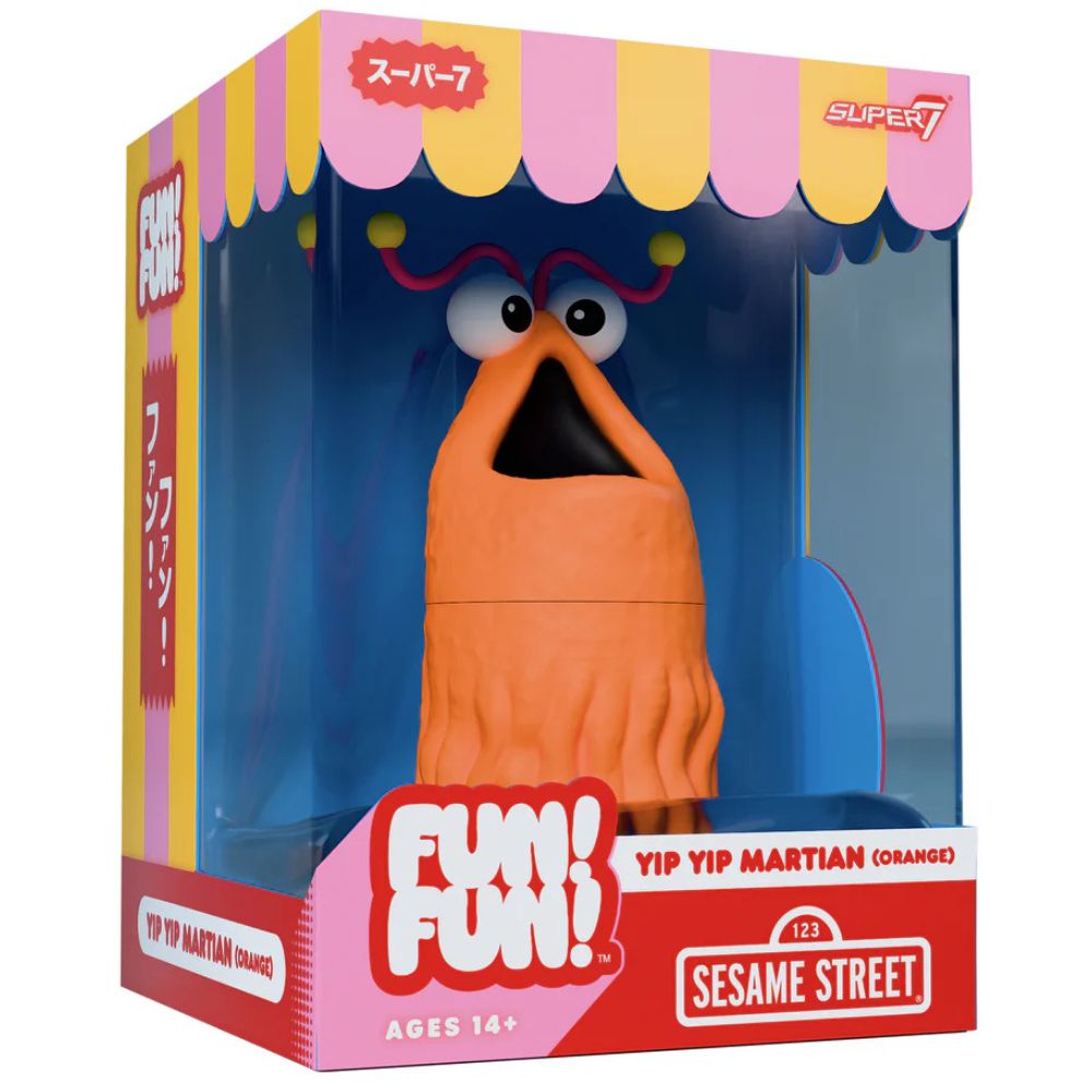 S7 Sesame Street Yip Yip Martian Fun! Fun! Figure - RetroFestive.ca