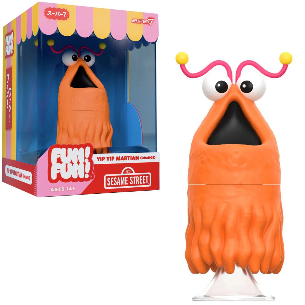 S7 Sesame Street Yip Yip Martian Fun! Fun! Figure - RetroFestive.ca
