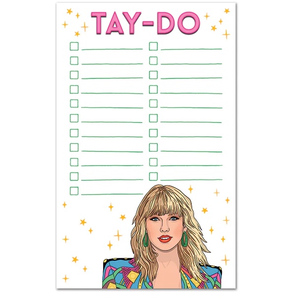 Tay-Do List - Taylor Swift Notepad - RetroFestive.ca