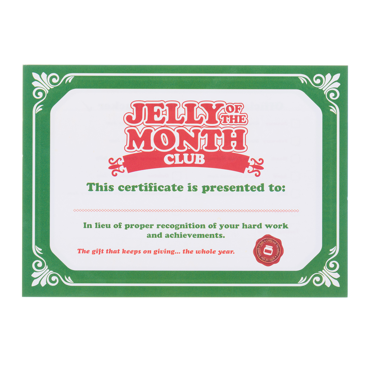 Jelly Of The Month Club Certificate Ubicaciondepersonas cdmx gob mx