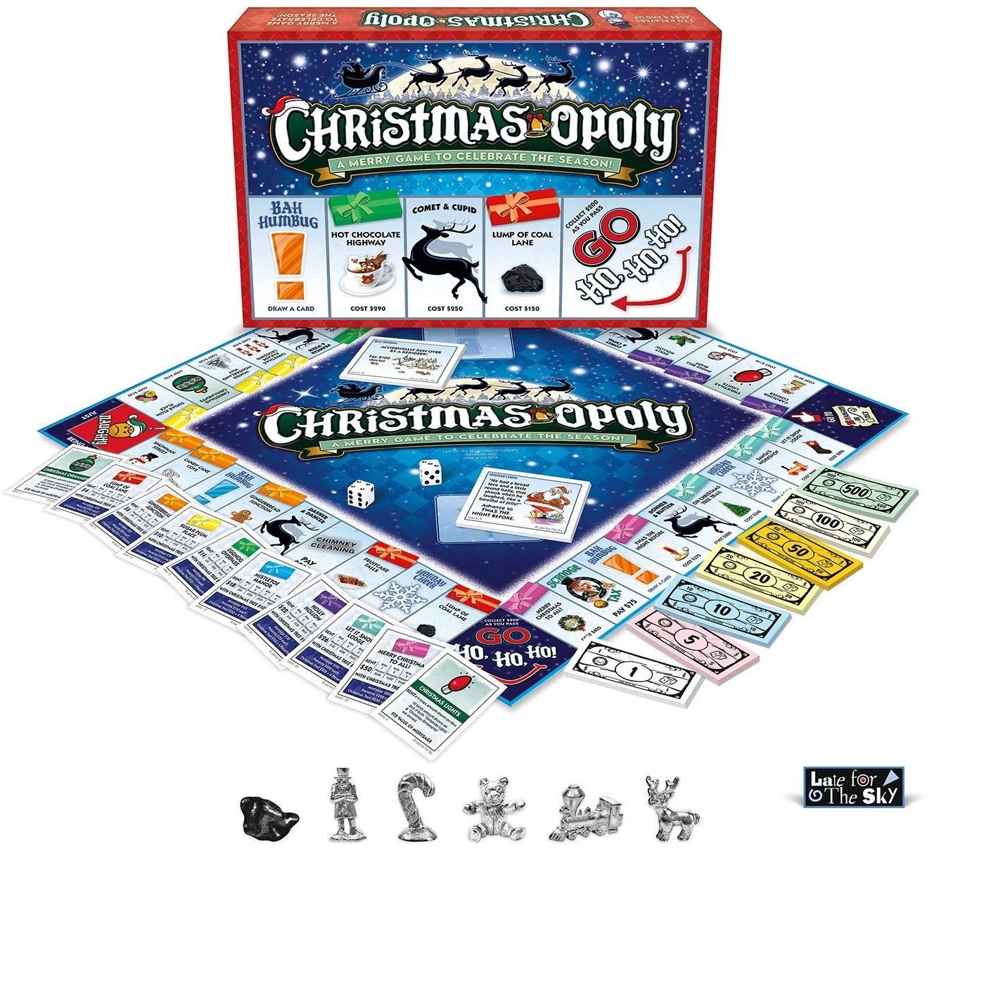 Christmas-Opoly Board Game Canada | RetroFestive.ca