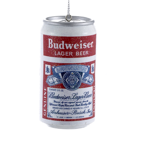 Budweiser Beer Can Ornament - RetroFestive.ca