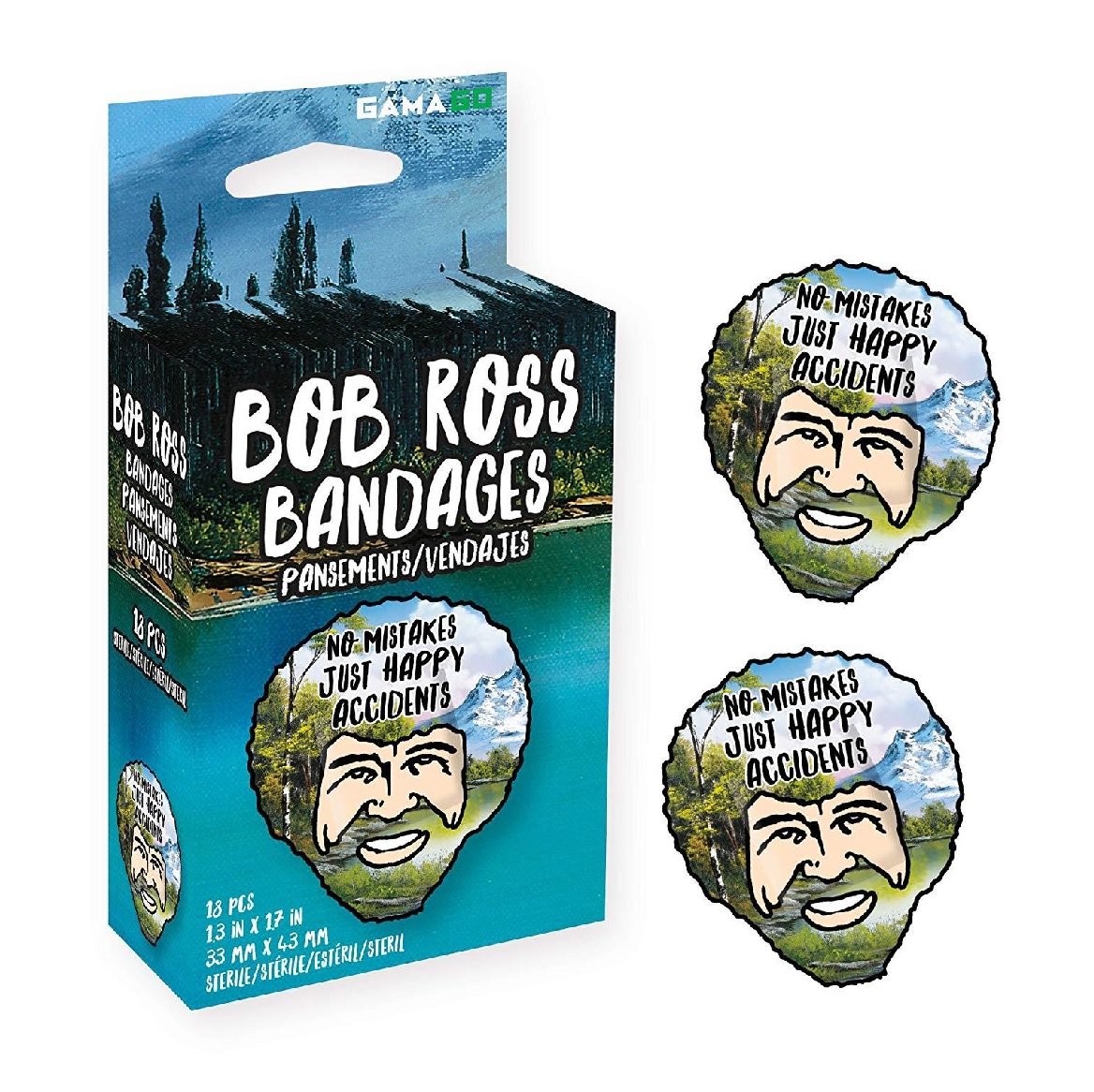 Bob Ross Bandages - RetroFestive.ca