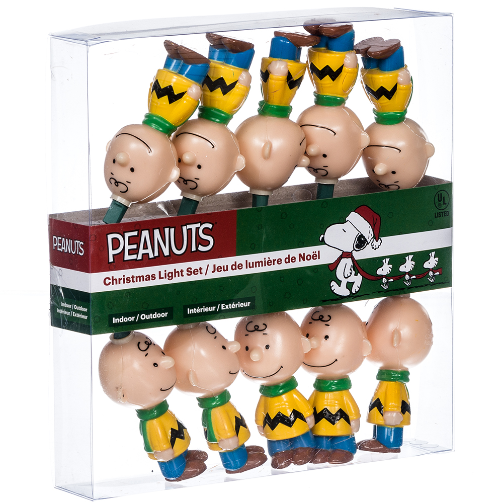 Charlie Brown Novelty Christmas Light Set - RetroFestive.ca