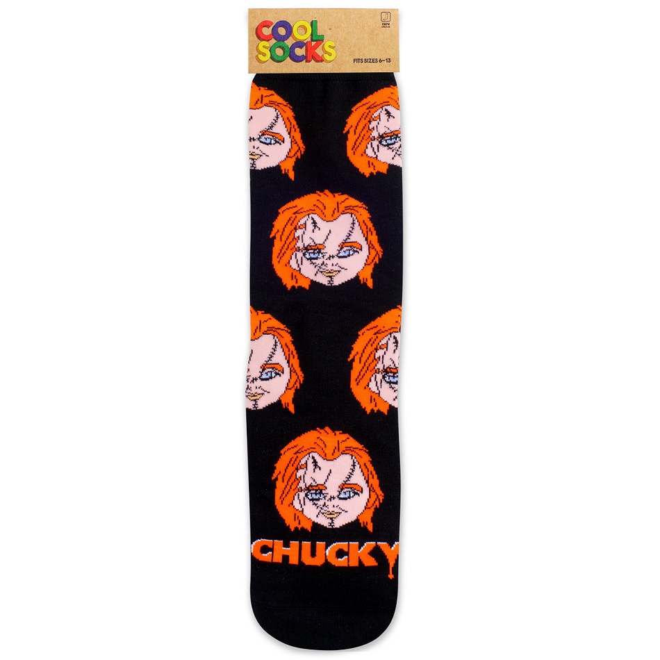 Chucky Men's Crew Socks by Cool Socks - RetroFestive.ca