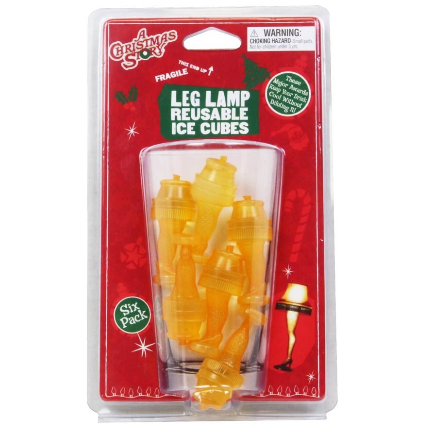 A Christmas Story Leg Lamp Reusable Ice Cubes - RetroFestive.ca