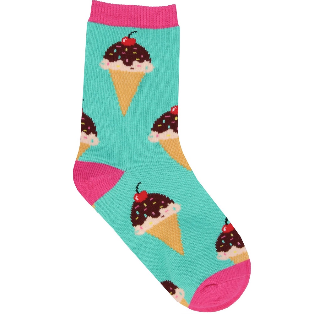 What's the Scoop - Toddler Crew Socks by Socksmith Canada - RetroFestive.ca