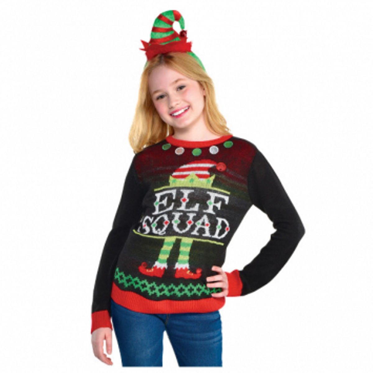 Elf Squad Ugly Sweater, Child - RetroFestive.ca