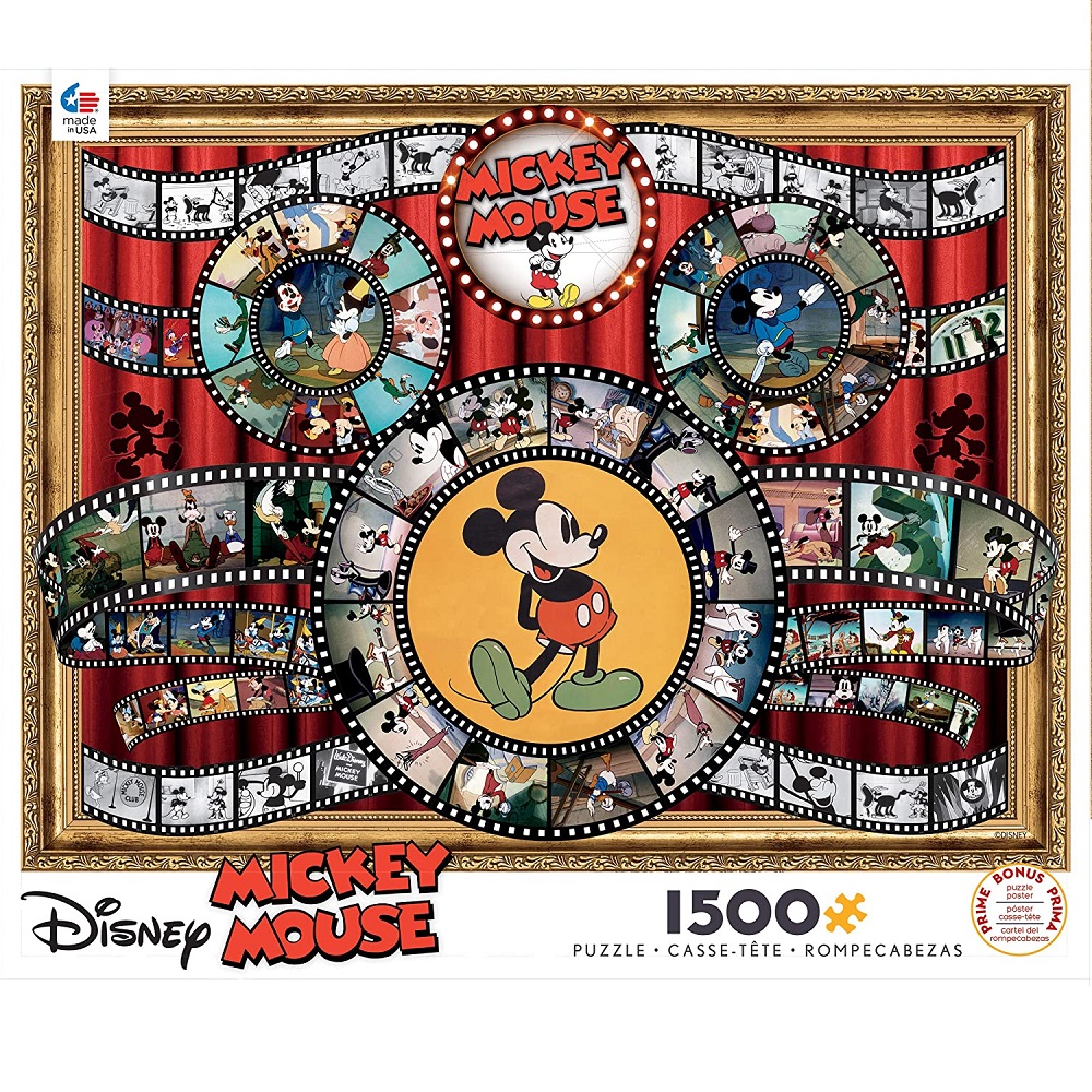Mickey Mouse Mosaic 1500 Piece Puzzle by Ceaco | RetroFestive.ca