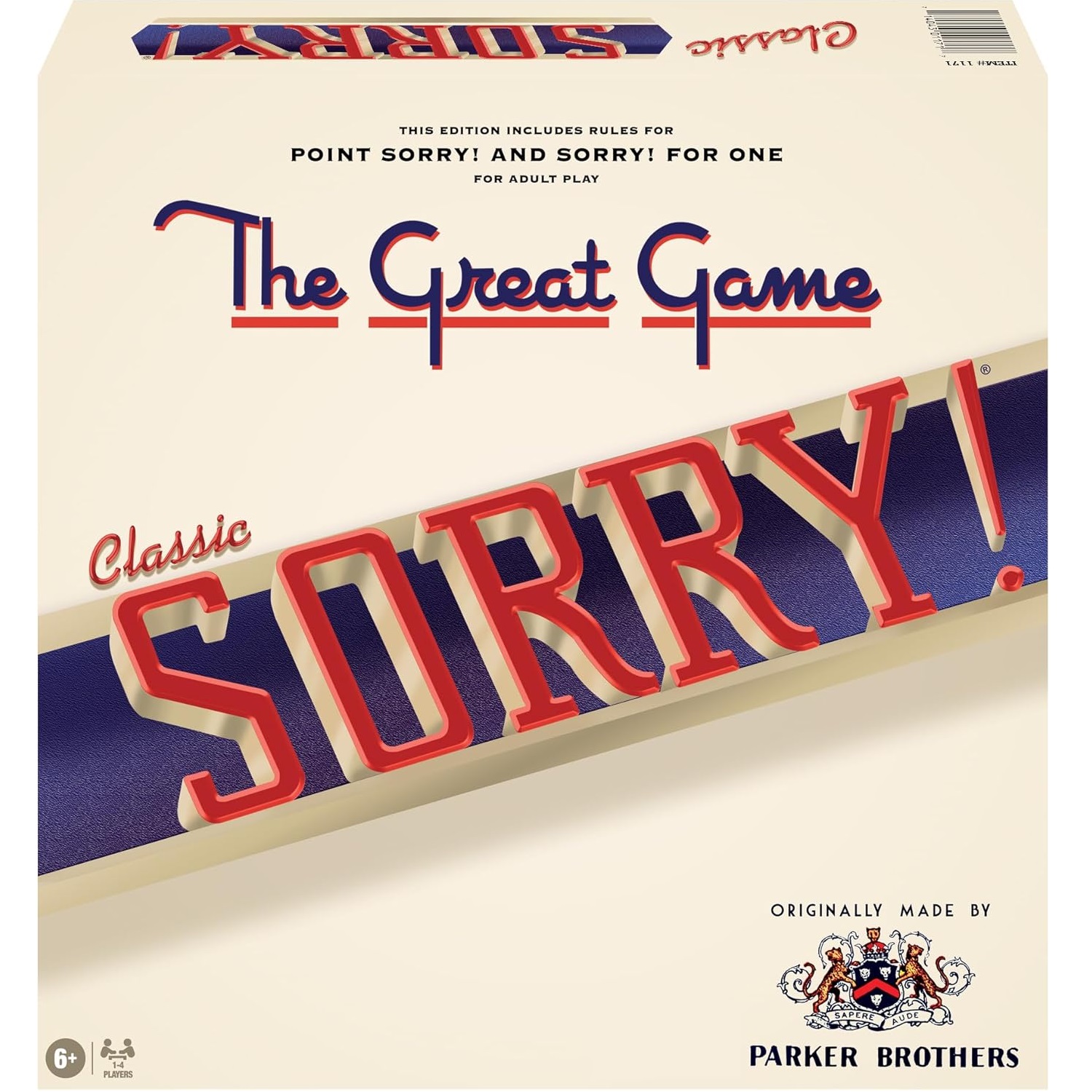 Classic Sorry! Board Game in Retro Box - RetroFestive.ca