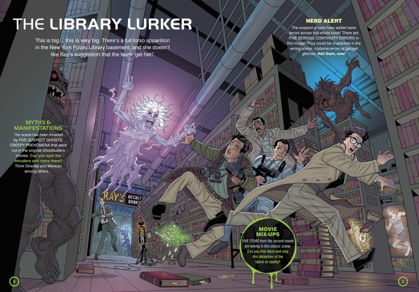 Ghostbusters Nerd Search : Eerie Errors and Suspect Ghosts ...