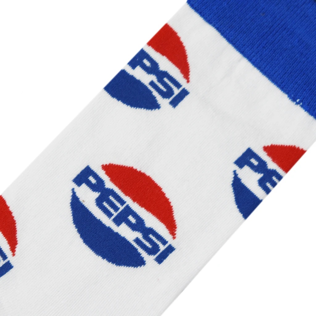 Pepsi All Over Men's Crew Socks by Cool Socks - RetroFestive.ca