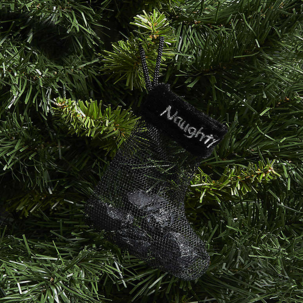 Coal in Stocking Naughty Christmas Ornament - RetroFestive.ca