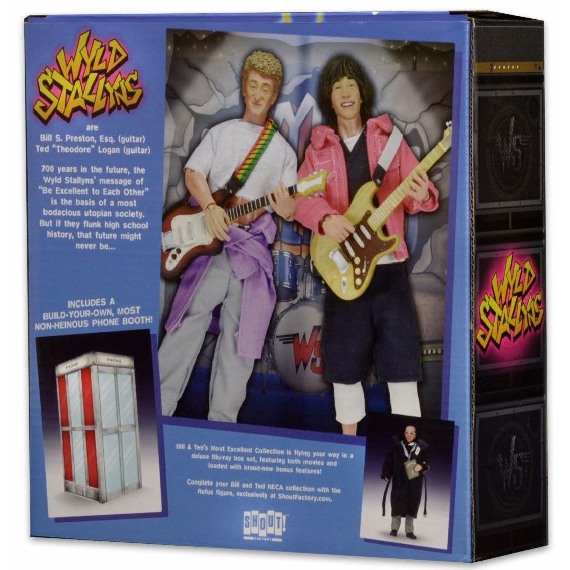 NECA Bill and Ted's Excellect Adventure 8" Clothed Action Figure 2-Pack