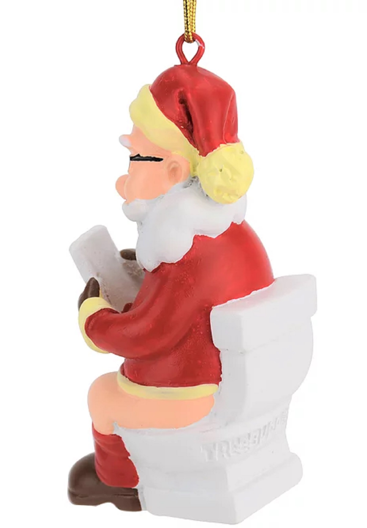 Santa's Throne Christmas Toilet Ornament - RetroFestive.ca