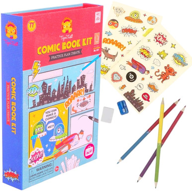 Create Your Own Comic Book Kit for Kids Canada | RetroFestive.ca