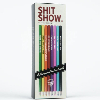 Shit Show Coloured Pencil Set - RetroFestive.ca