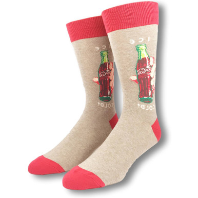 Ice Cold Men's Crew Socks by Socksmith Canada - Hemp - RetroFestive.ca